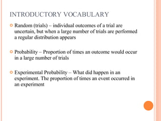 Chapter 4 Probability Notes | PPT | Physics | Science