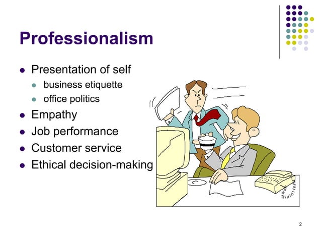 Chapter-4-Professionalism.ppt | Careers