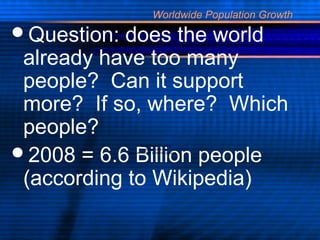 Chapter 4-section-2-population geography | PPT