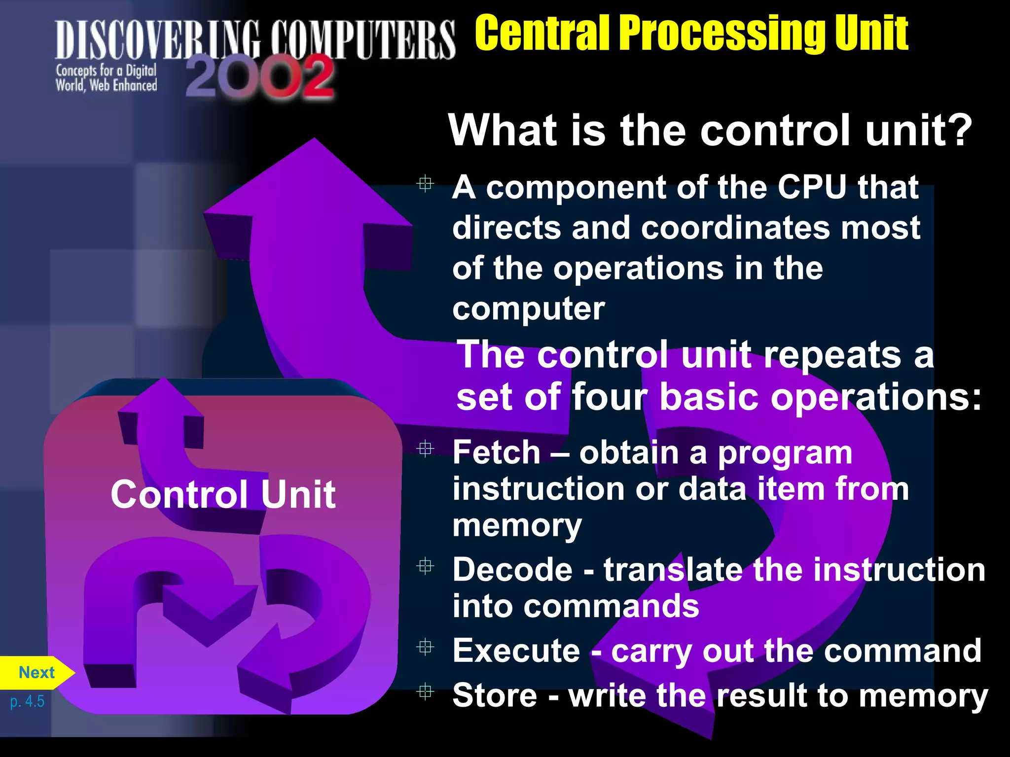 Chapter 4 The Components Of The System Unit | PPT