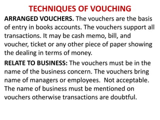 Chapter 4 -vouching | PPT