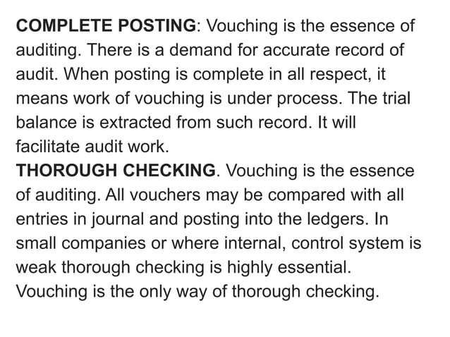 Chapter 4 -vouching | PPT