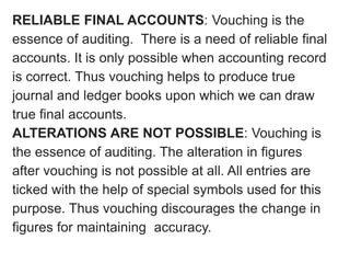 Chapter 4 -vouching | PPT