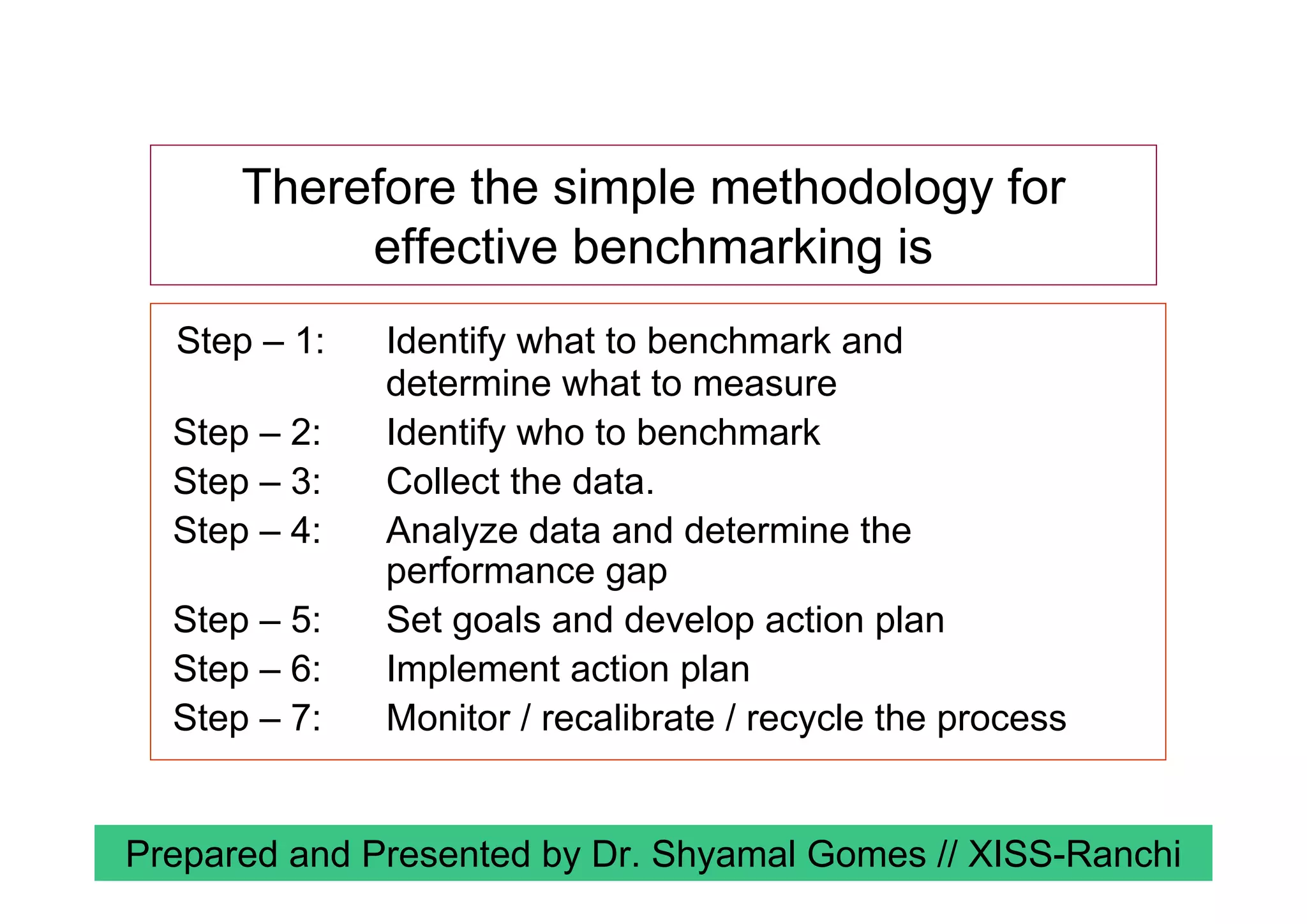 Chapter 4 benchmarking (1) | PDF