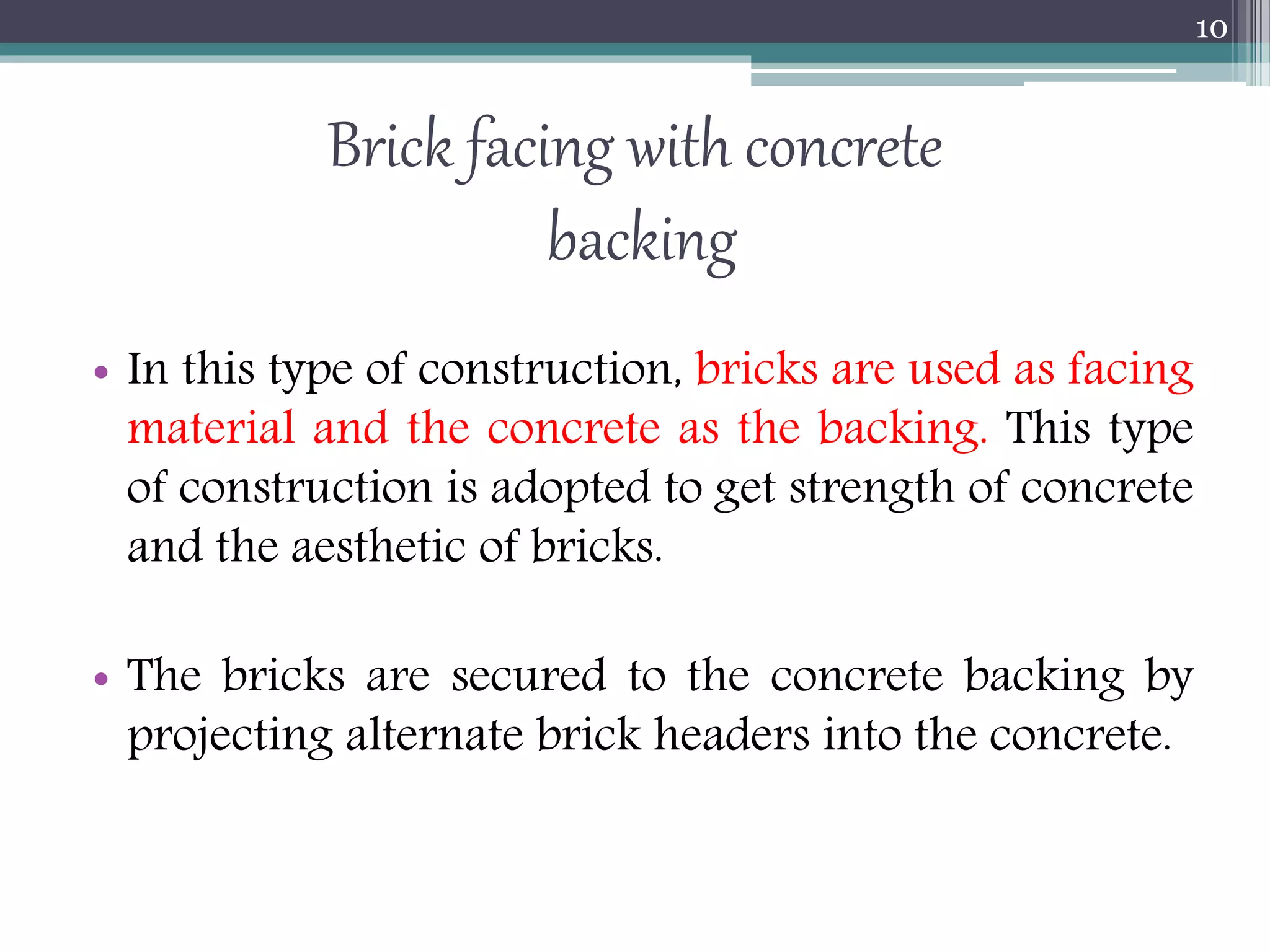 Chapter 4 (c) composite masonry | PPTX