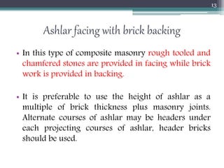 Chapter 4 (c) composite masonry | PPTX