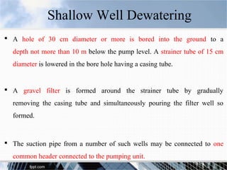 Chapter 4 control of ground water in excavations | PPT