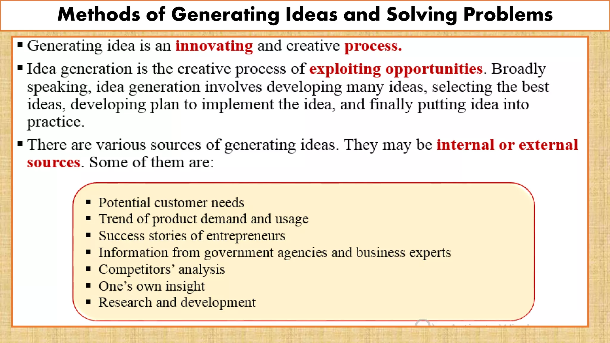 creativity and business ideas..... | PPTX