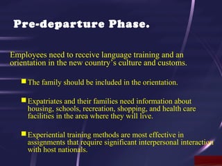 Chapter 4 cross cultural training | PPT