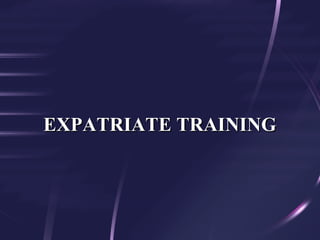 Chapter 4 cross cultural training | PPT