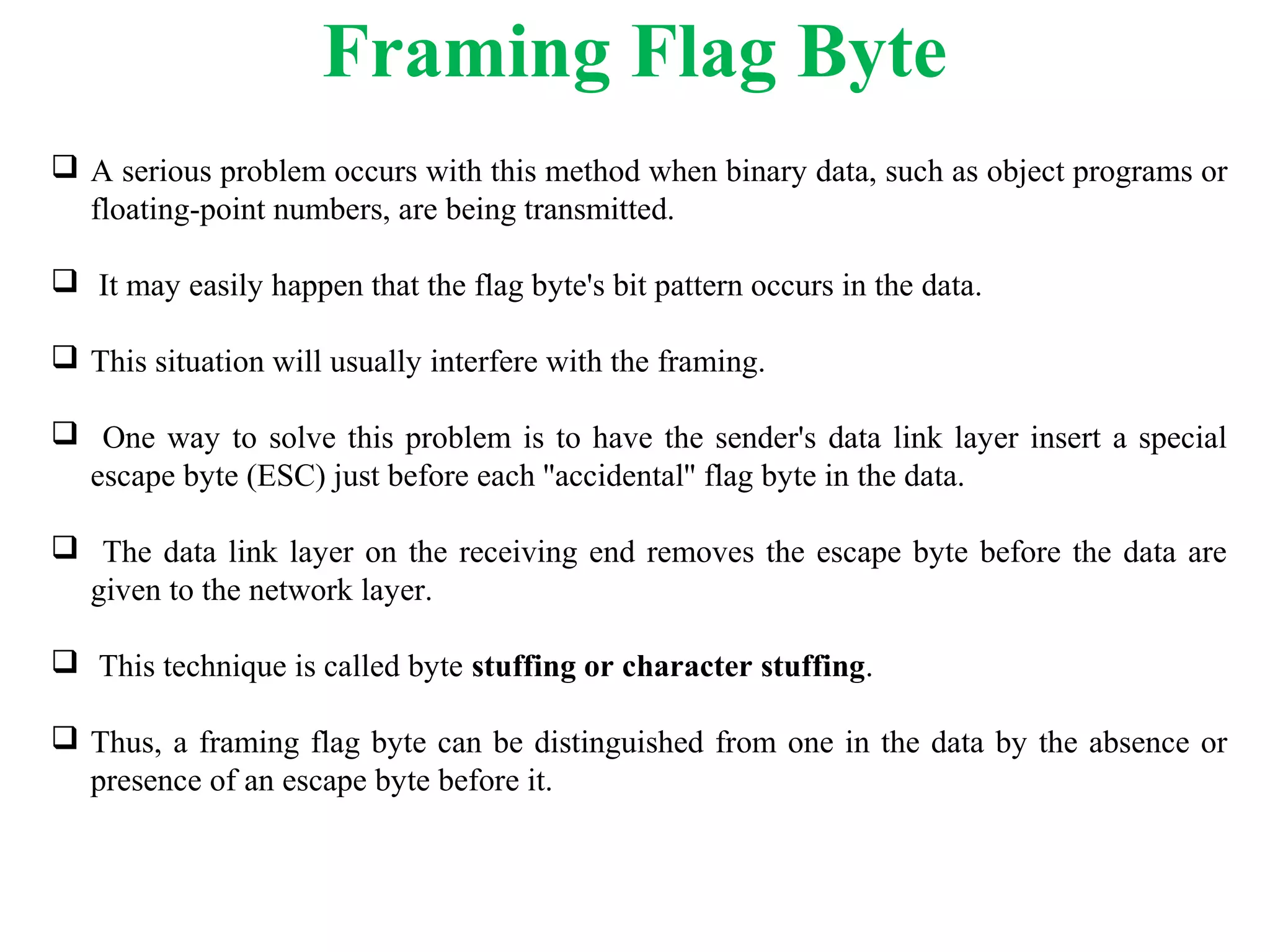 Chapter 4 data link layer | PPT