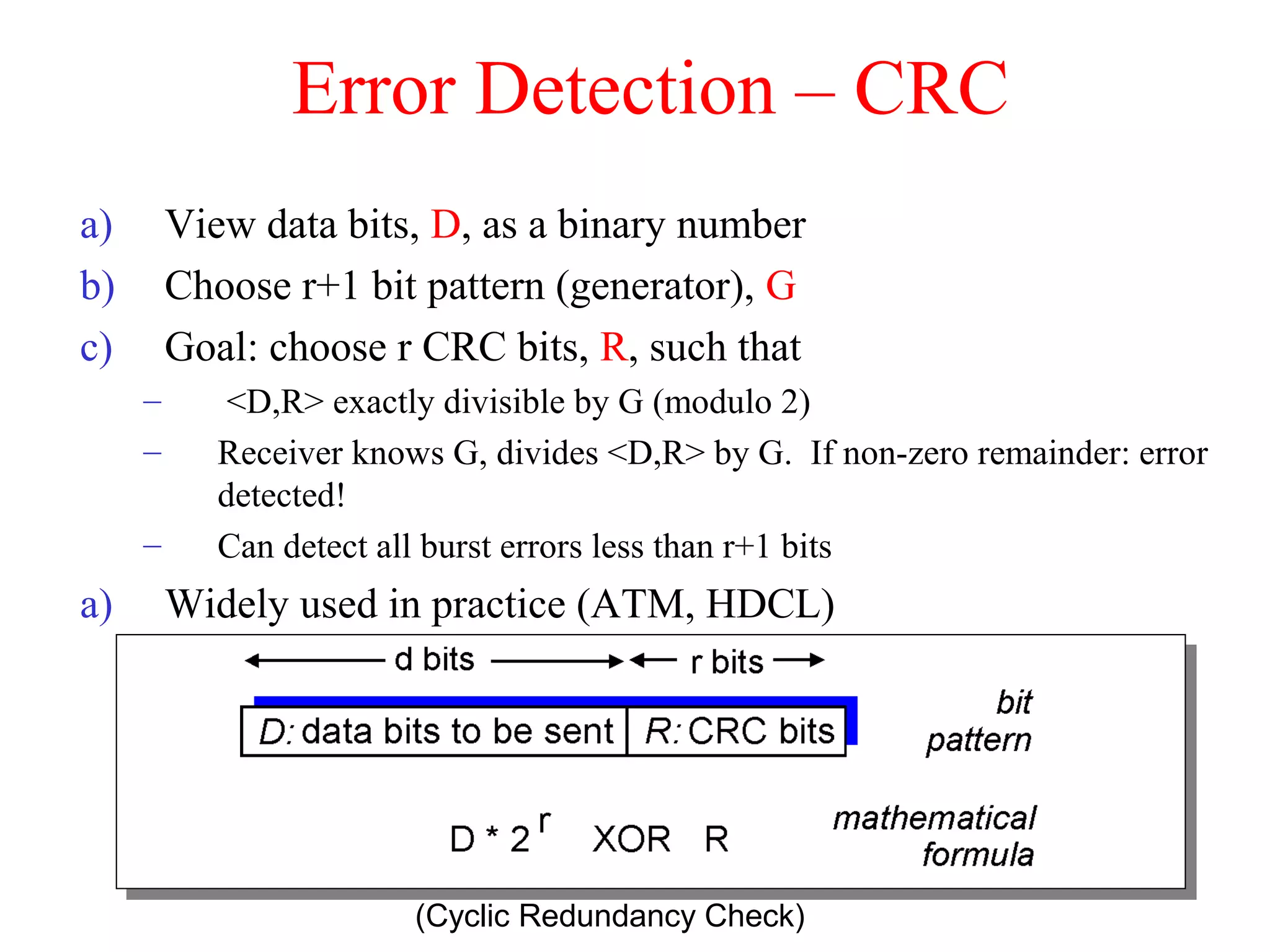 Chapter 4 data link layer | PPT