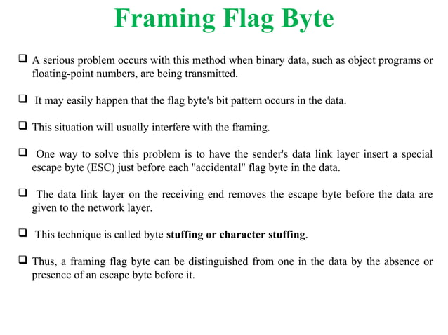 Chapter 4 data link layer | PPT