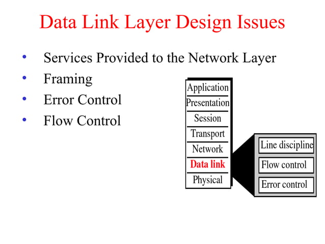 Chapter 4 data link layer | PPT