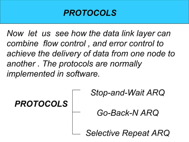 Chapter 4 data link layer | PPT