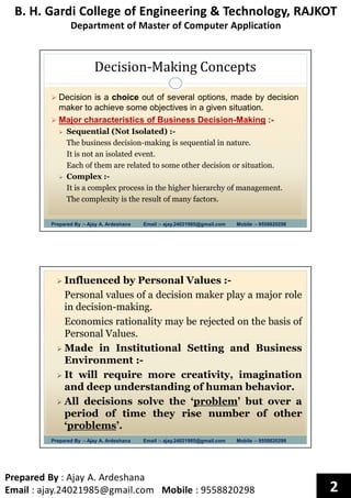 Chapter 4 decision making | PDF
