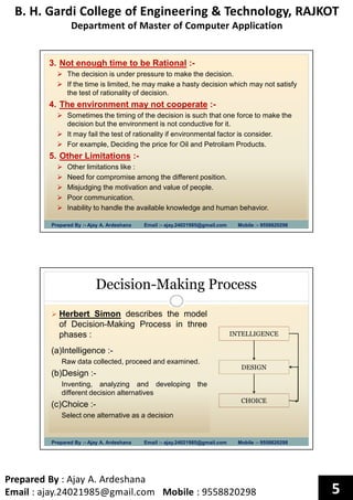 Chapter 4 decision making | PDF