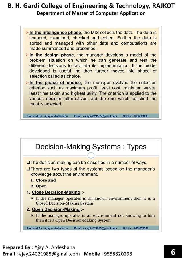 Chapter 4 decision making | PDF