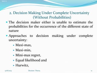 CHAPTER-4 DECISION THEORY mmmmmmmmmmmmmm.pptx
