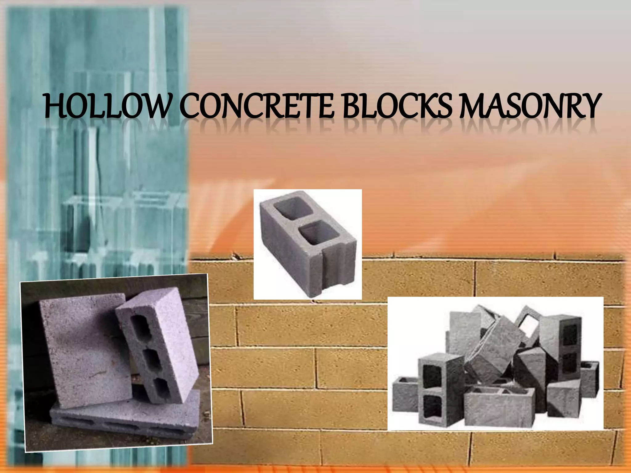 Chapter 4 (d) hollow concrete block masonry | PPTX
