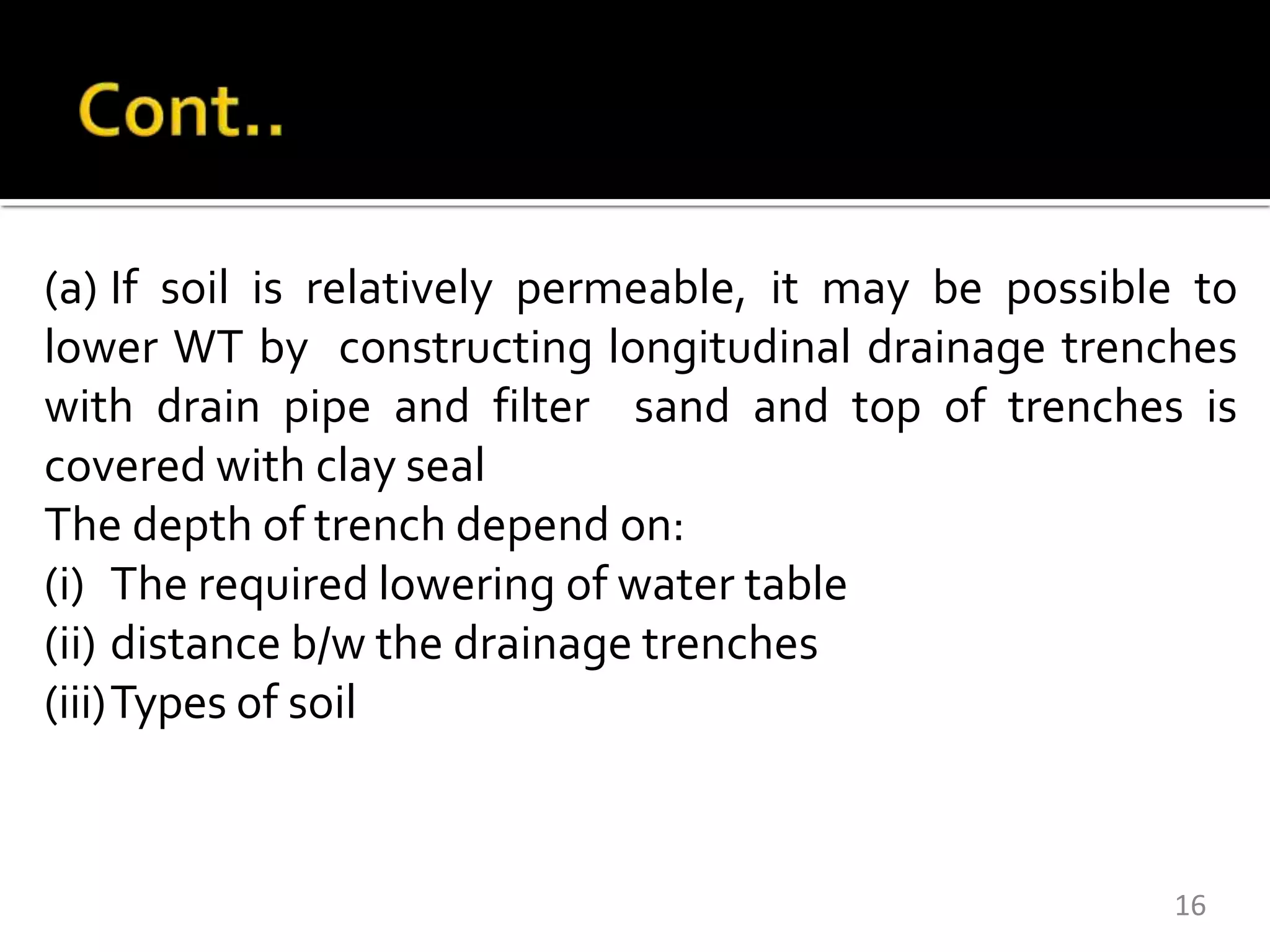 Chapter 4 Drainge and maintenance of road | PPTX