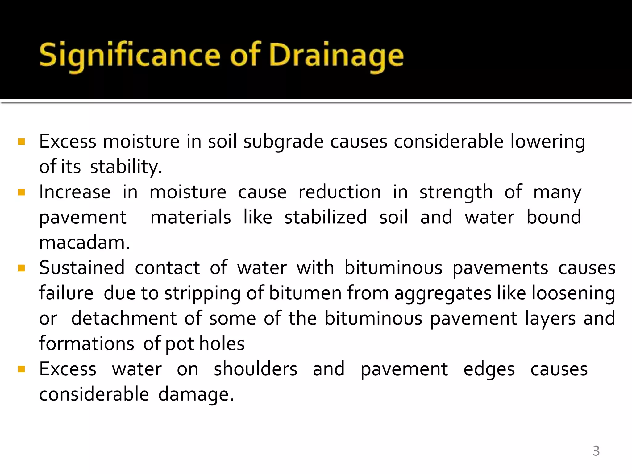 Chapter 4 Drainge and maintenance of road | PPTX