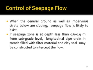 Chapter 4 Drainge and maintenance of road | PPTX