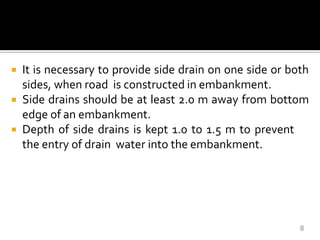 Chapter 4 Drainge and maintenance of road | PPTX