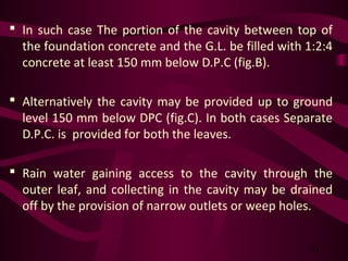 Chapter 4 (e) cavity walls | PPT