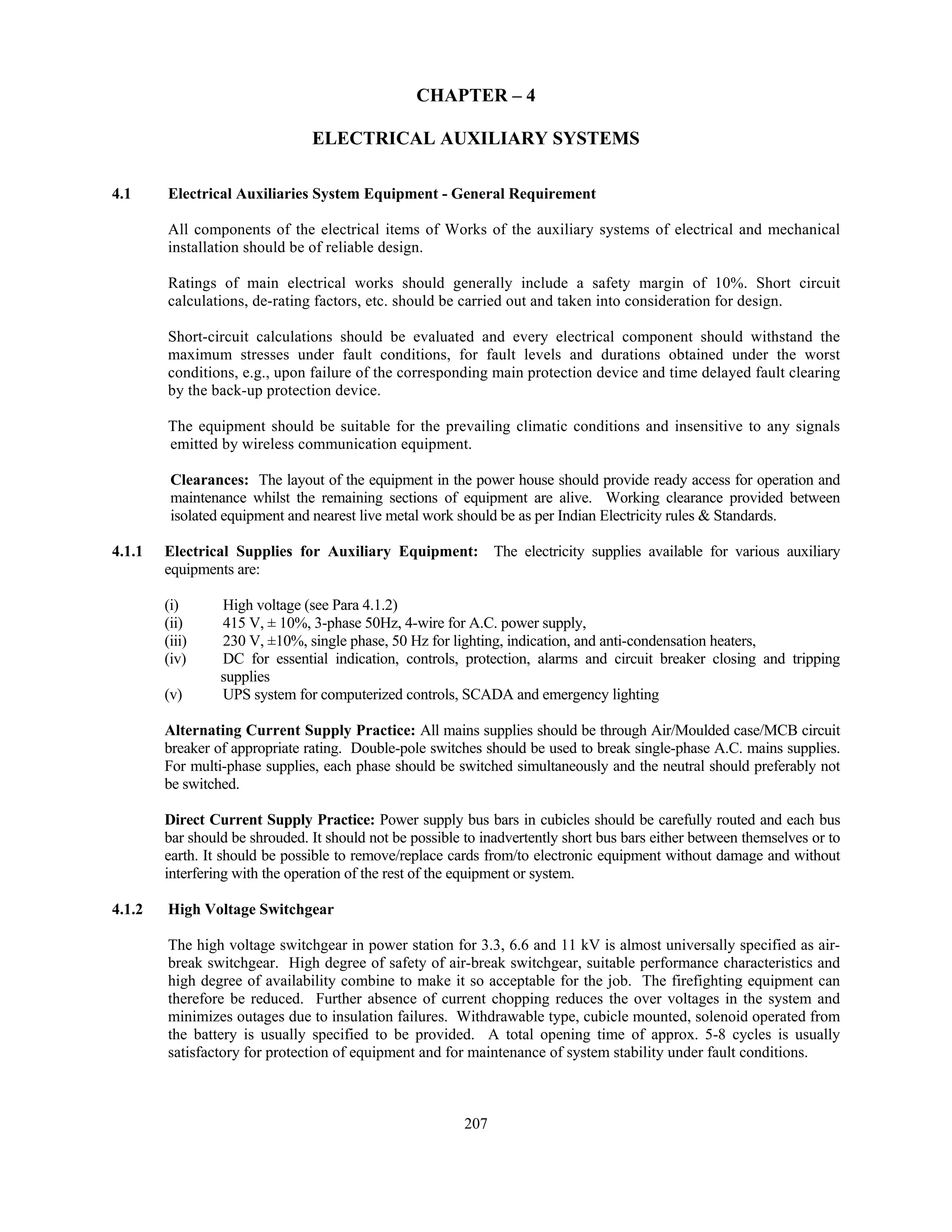 Chapter 4 electrical-auxiliary_systems | PDF