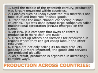 Globalisation and the Indian economy | PPTX