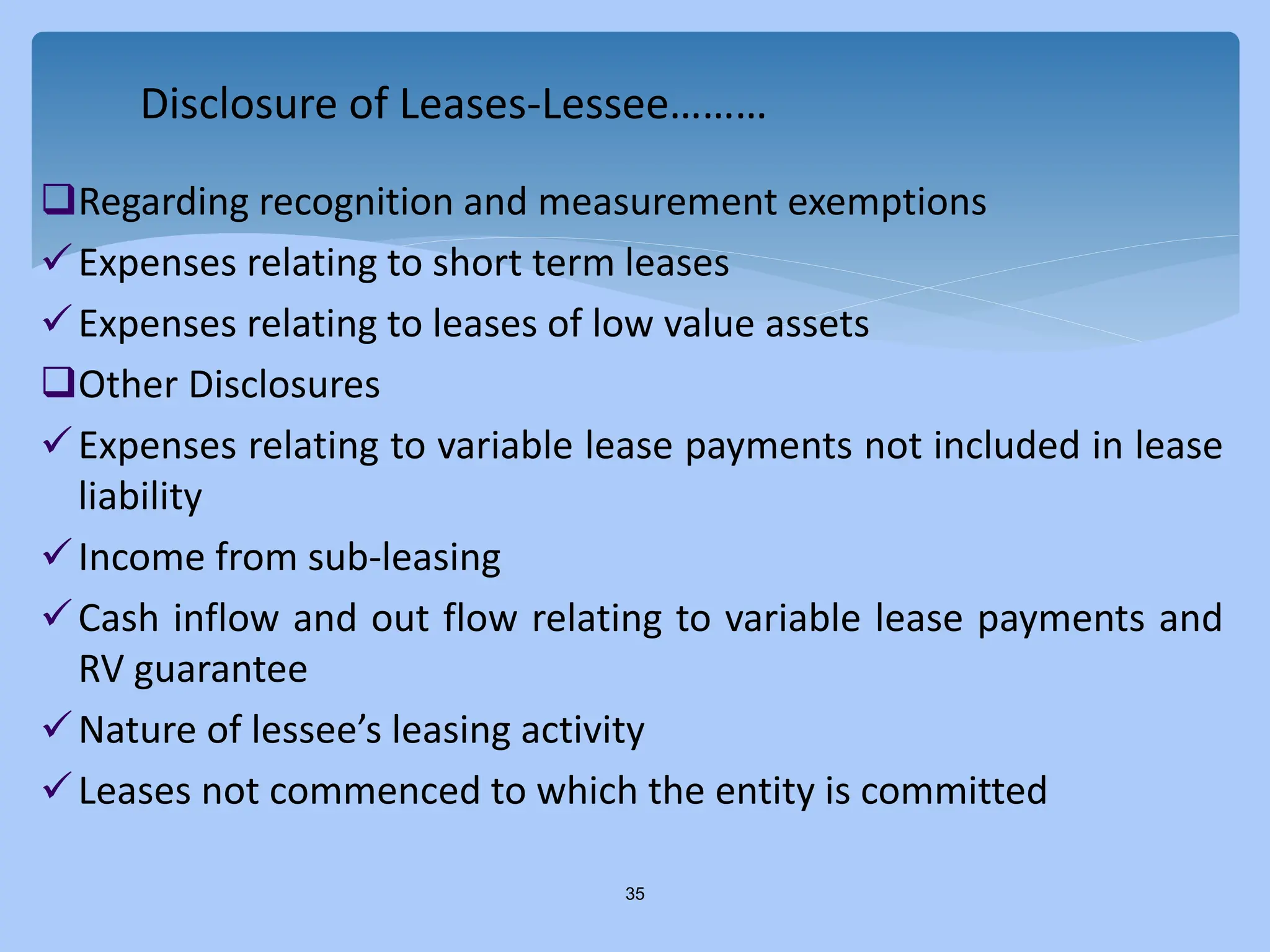 Accounting for lease a lecture note power point pdf | PDF