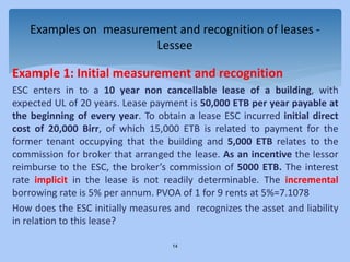 Accounting for lease a lecture note power point pdf | PDF