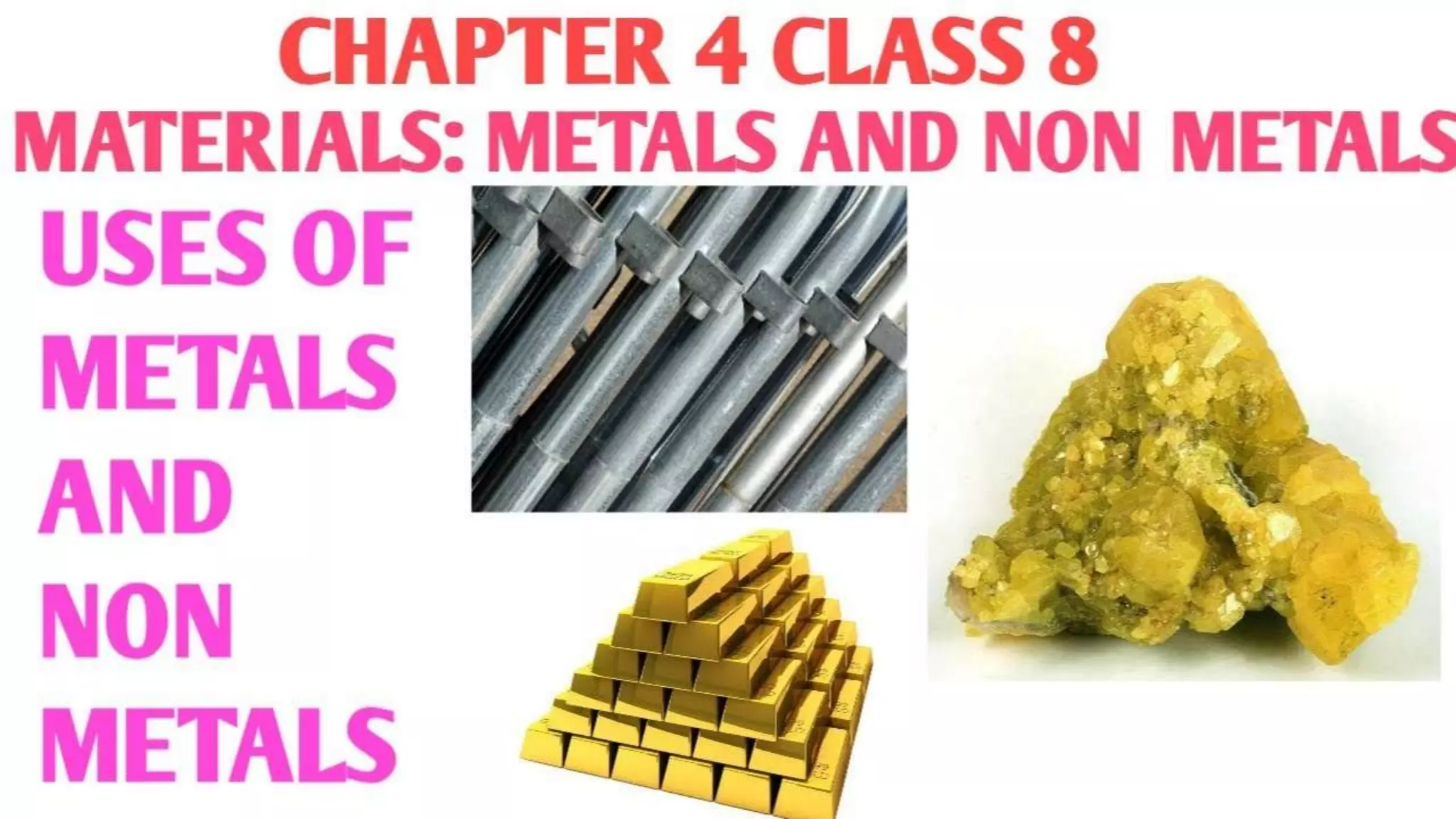 Chapter 4 metals and non-metals (class-8) CBSE | PPTX