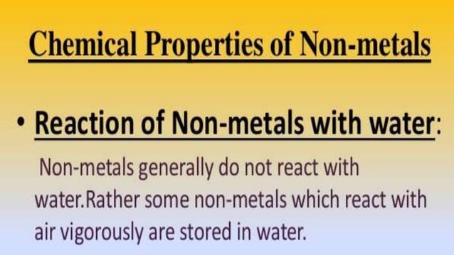 Chapter 4 metals and non-metals (class-8) CBSE | PPTX | Chemistry | Science