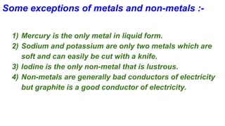 Chapter 4 metals and non-metals (class-8) CBSE | PPTX