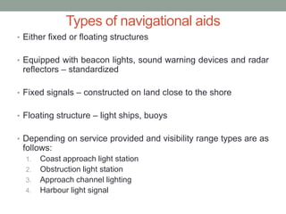 Chapter-4 Navigatinal Aids.pptx | Cruises | Travel Type