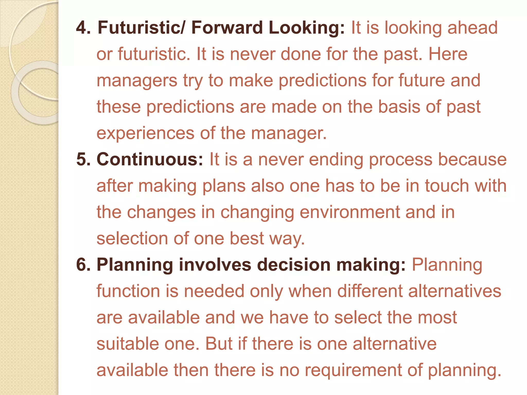 Chapter - Planning | PPT