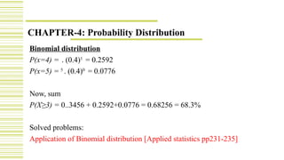 Chapter-4, Probability Distribution.pptx