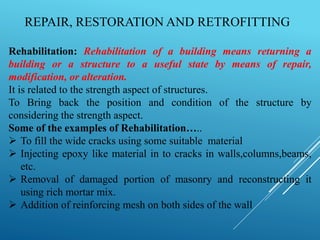Chapter 4 repair, rehabilitation & retrofiiting | PPTX