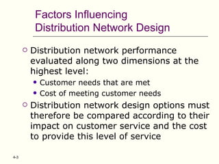 Designing the distribution network in a supply chain | PPT