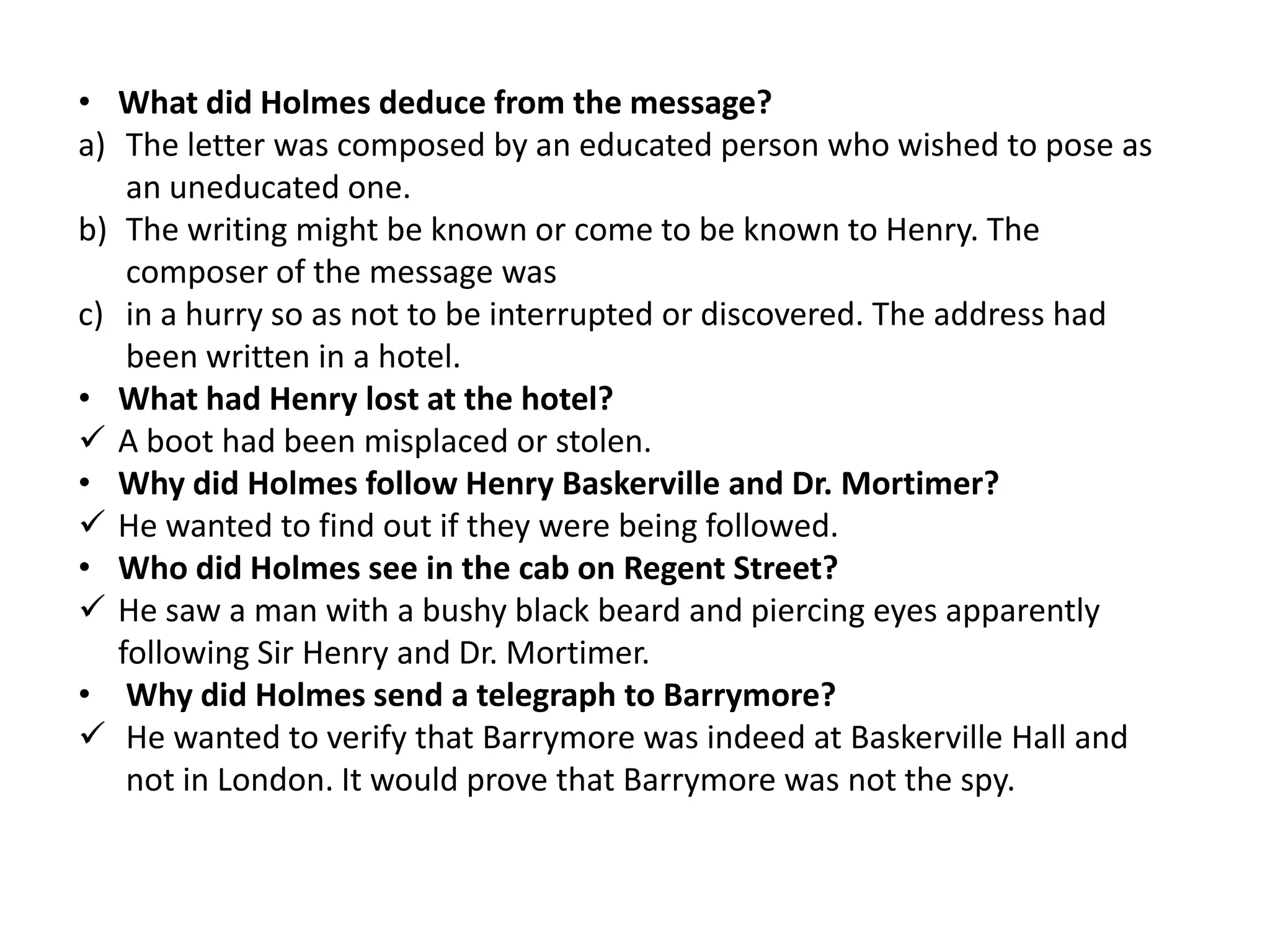 The hound of the baskerville Chapter 4 | PPTX