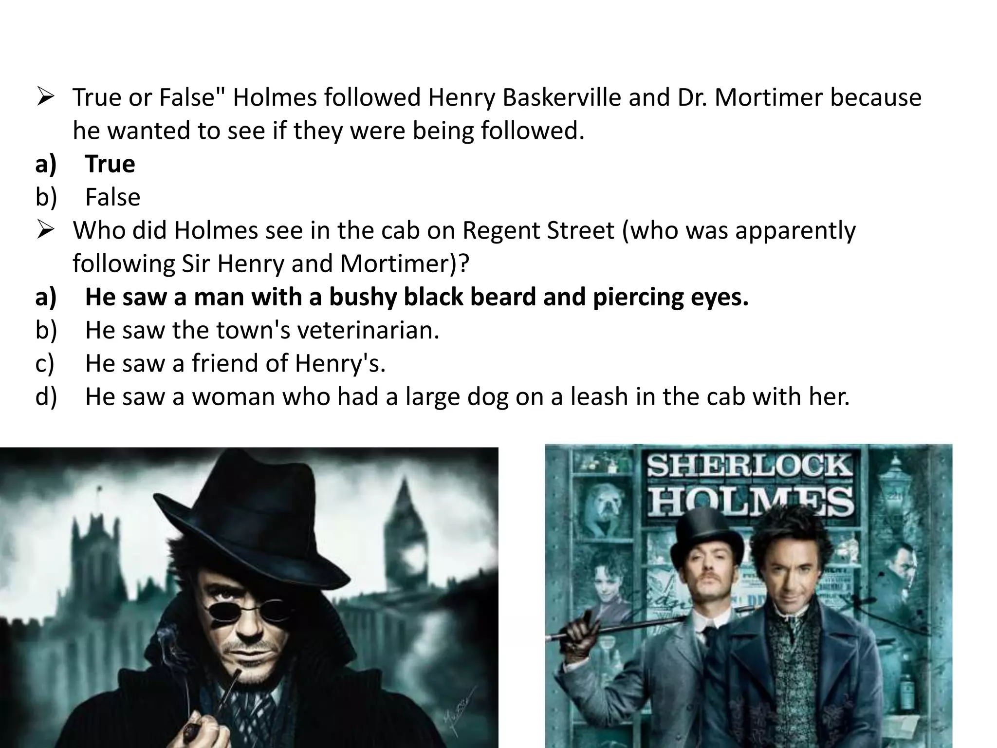 The hound of the baskerville Chapter 4 | PPTX