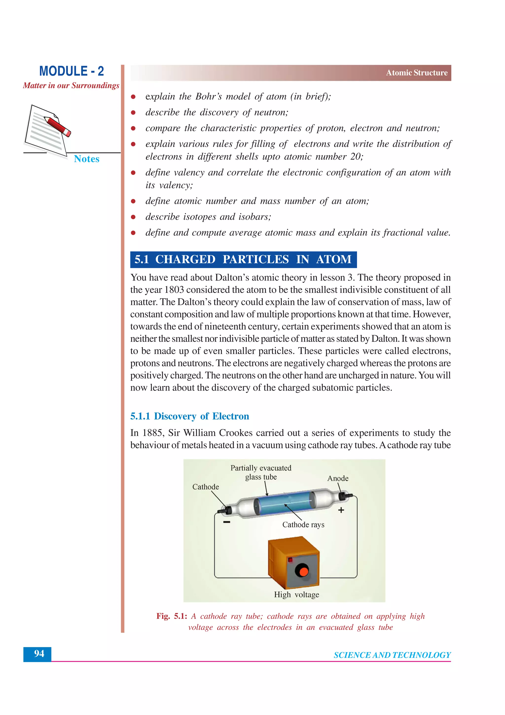 ATOMIC STRUCTURE | PDF