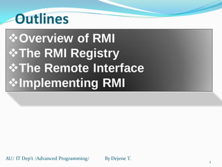 Advanced Java Programming | PPT