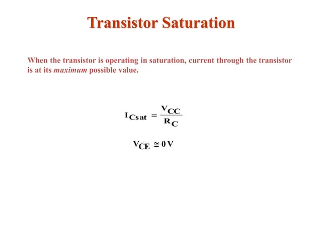 Electronics 1 : Chapter # 05 : DC Biasing BJT | PDF | Computer Networking | Computing