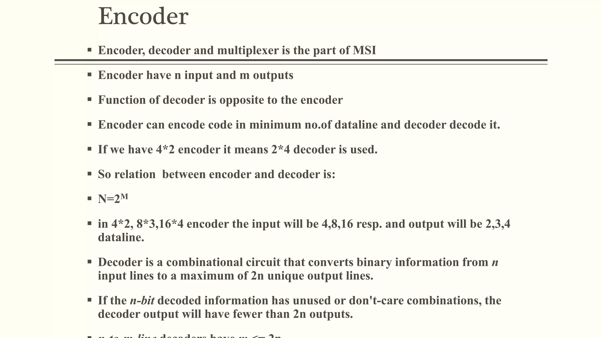 Chapter 5: Cominational Logic with MSI and LSI | PPTX