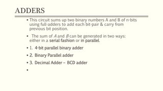 Chapter 5: Cominational Logic with MSI and LSI | PPTX