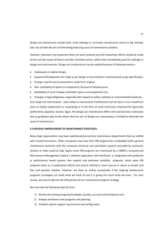 Maintenance strategy types-system | PDF