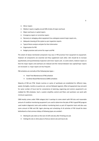 Maintenance strategy types-system | PDF